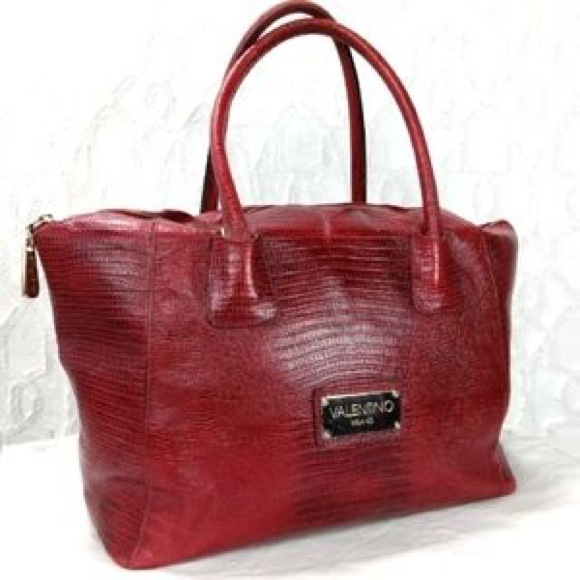 Valentino | Bags | Valentino Milano Vintage Italian Leather Tote | Poshmark